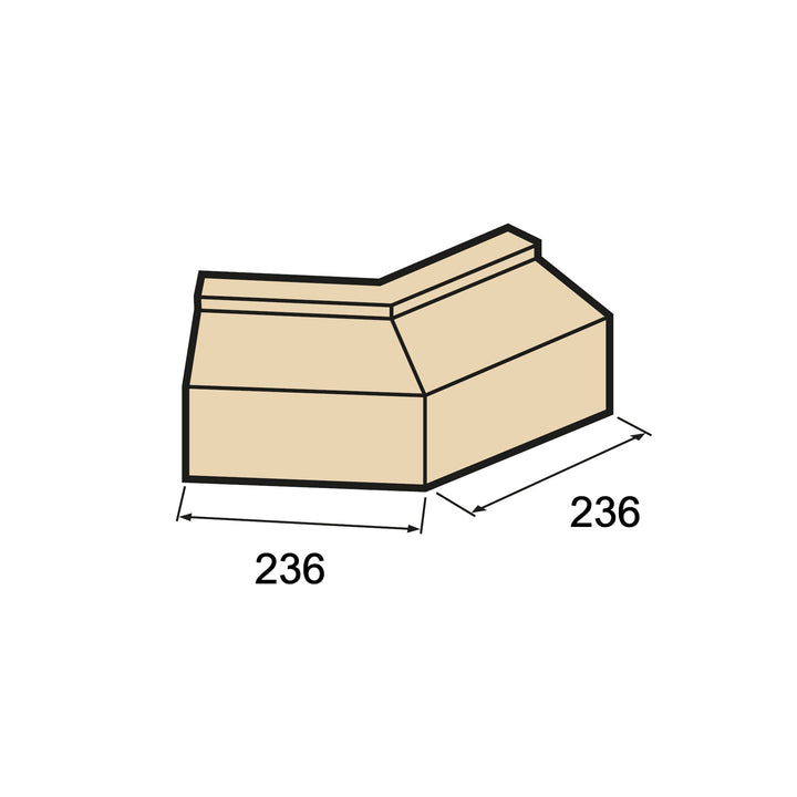 Cast Stone Slip Cill, 45 Degree Angle – CastStone.com