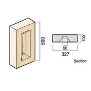 Cast Stone Gable Vents, Arrow | Products | CastStone.com